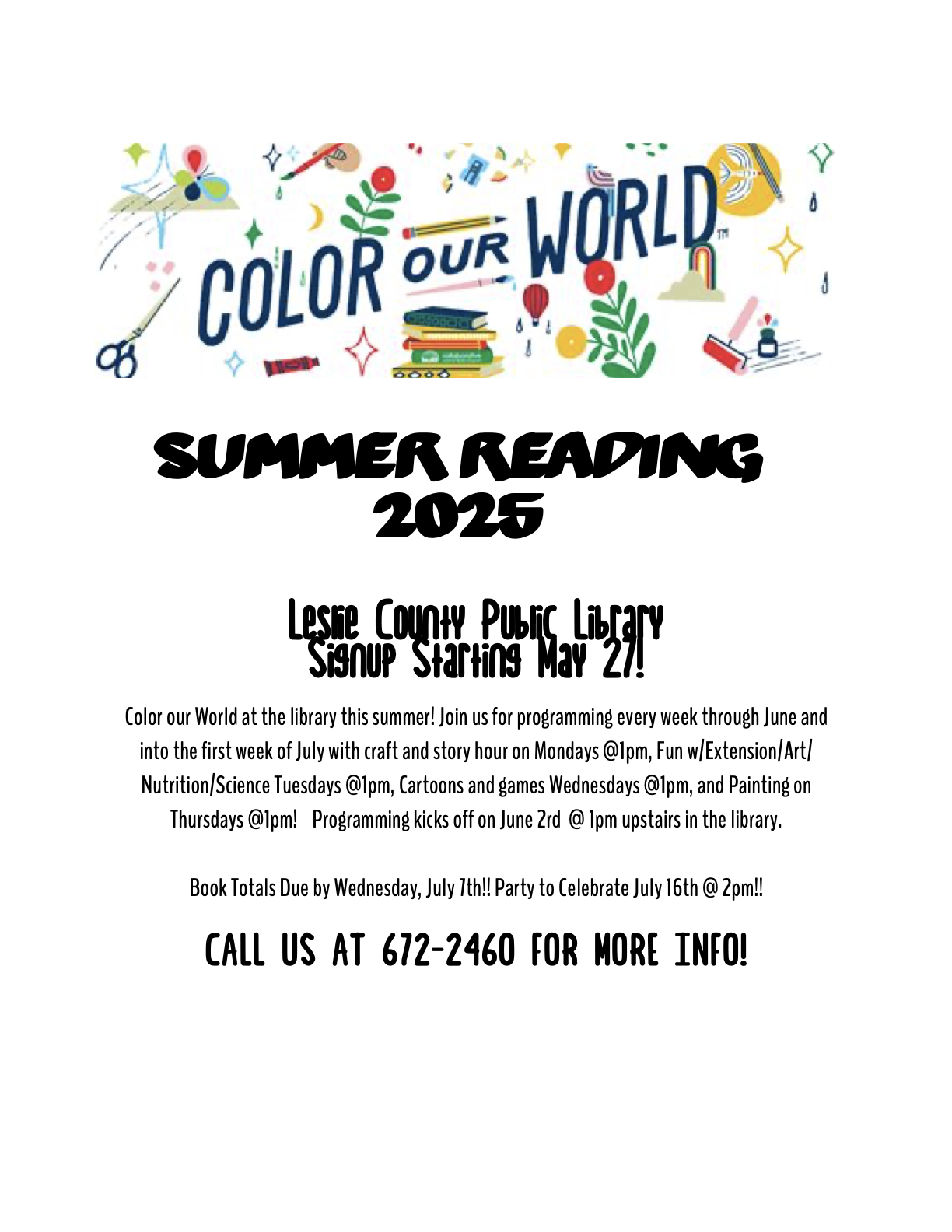 Leslie County Library: Home Page